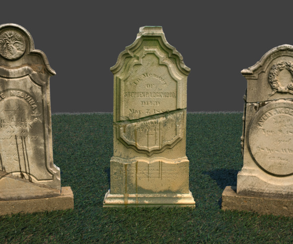 ArtStation - Gravestones Pack 4 | Game Assets