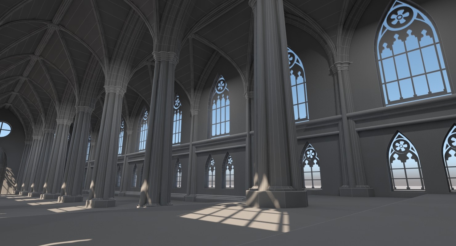 ArtStation - Cathedral Interior | Resources