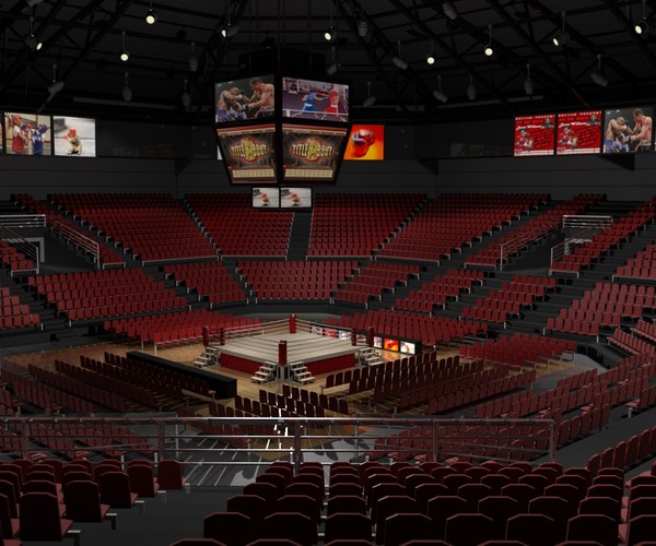ArtStation - Boxing Arena 3D model | Resources