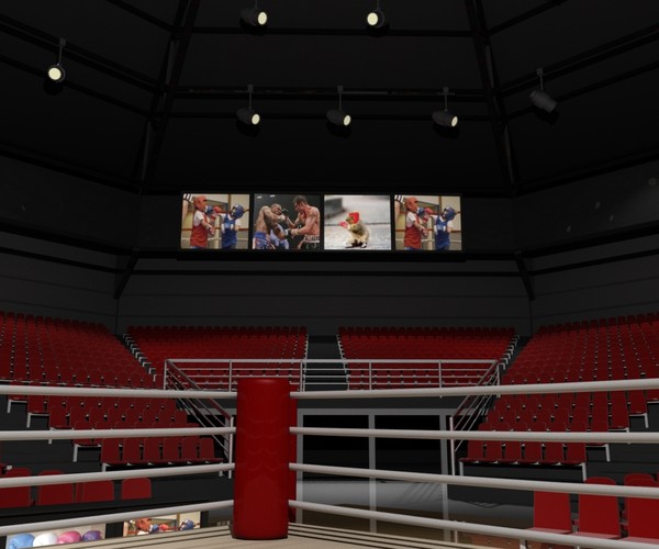ArtStation - Boxing Arena 3D model | Resources