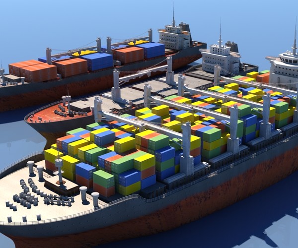 ArtStation - Cargo Vessel Collection | Resources