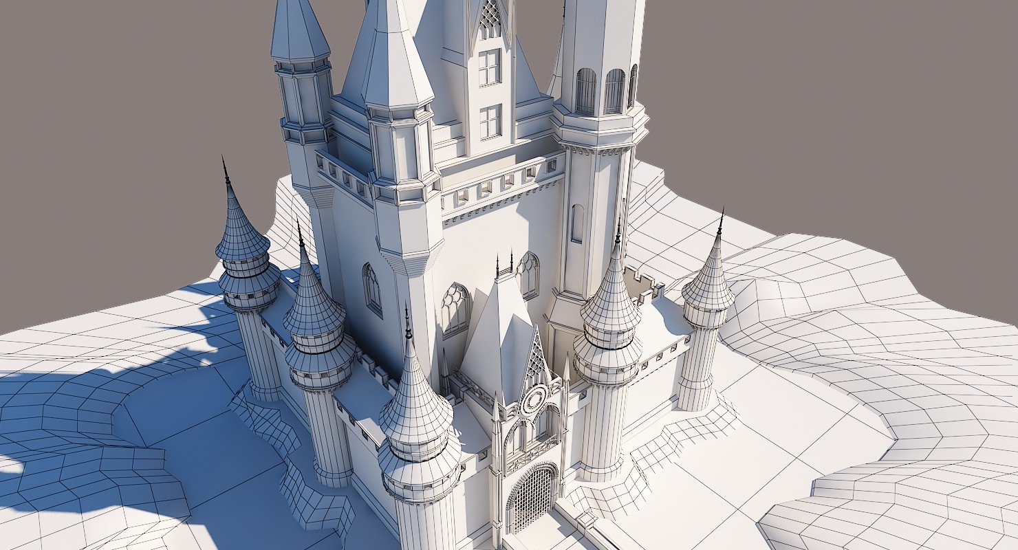 ArtStation - Castle 3D Model | Resources