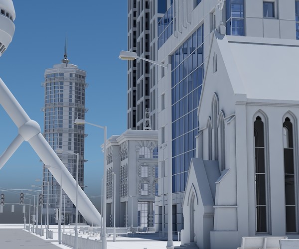 ArtStation - 3D City Builder 01 | Resources