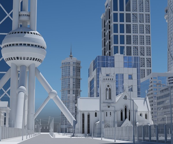 ArtStation - 3D City Builder 01 | Resources