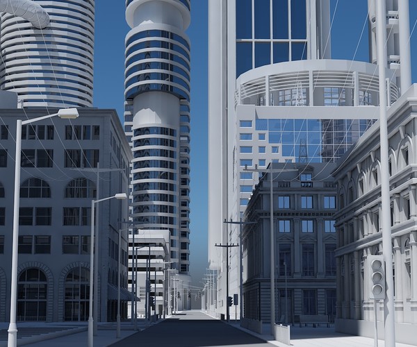 ArtStation - 3D City Builder 01 | Resources