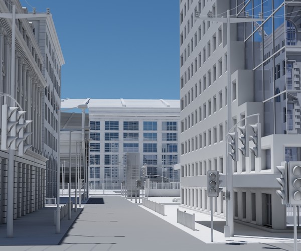 ArtStation - 3D City Builder 01 | Resources