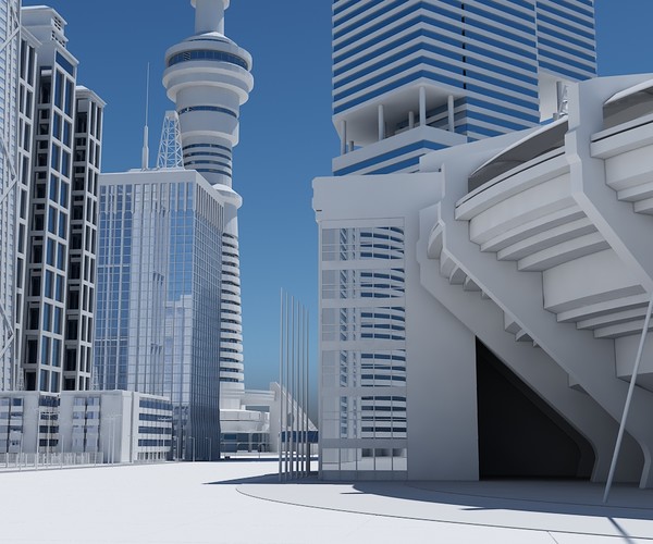 ArtStation - 3D City Builder 01 | Resources