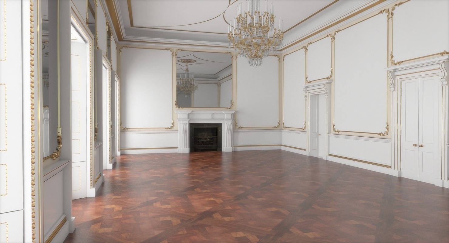 ArtStation - Classic Interior Hall | Resources