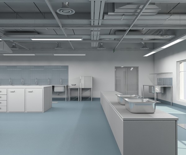 ArtStation - Commercial Kitchen 3D Model | Resources