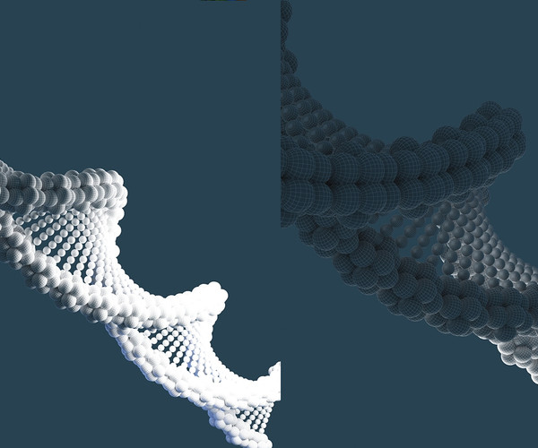 ArtStation - DNA 3D Model | Resources