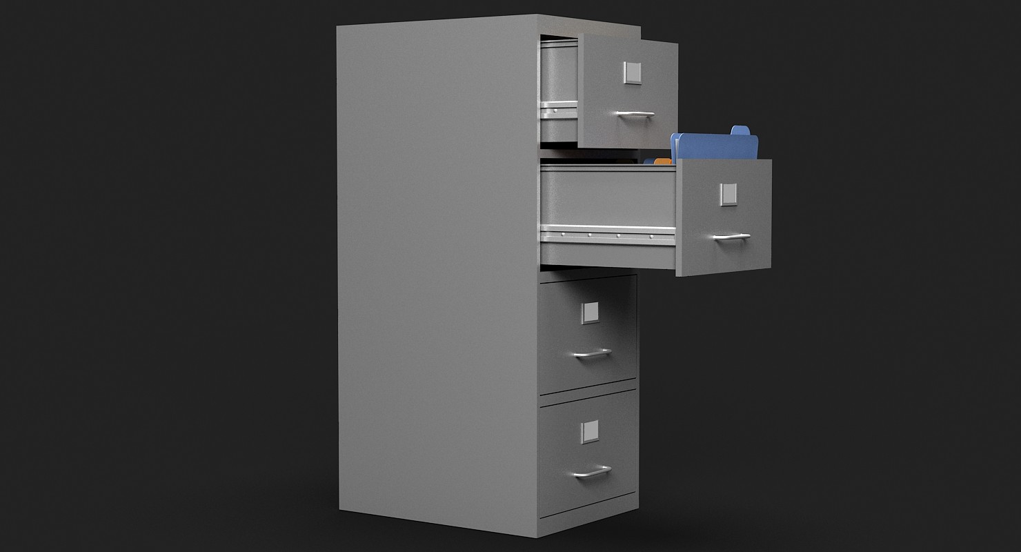 ArtStation - 3D Filing Cabinet | Resources