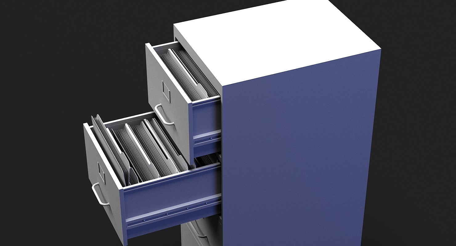 ArtStation - 3D Filing Cabinet | Resources