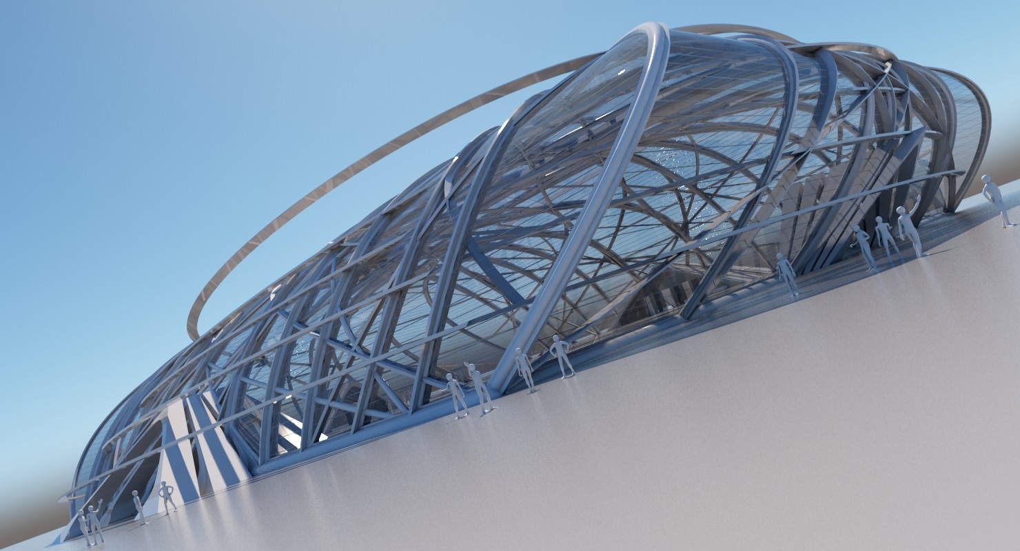 ArtStation - Futuristic Architectural Structure | Resources