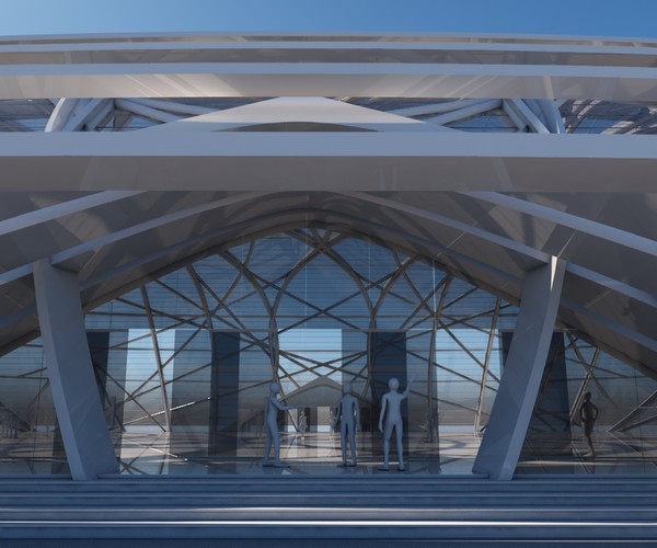 ArtStation - Futuristic Architectural Structure | Resources