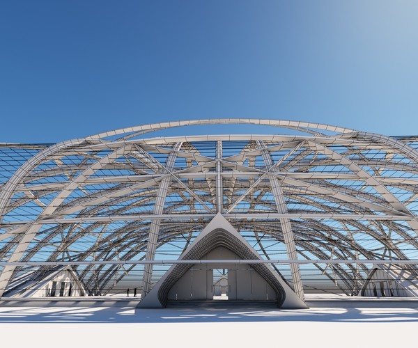 ArtStation - Futuristic Architectural Structure | Resources