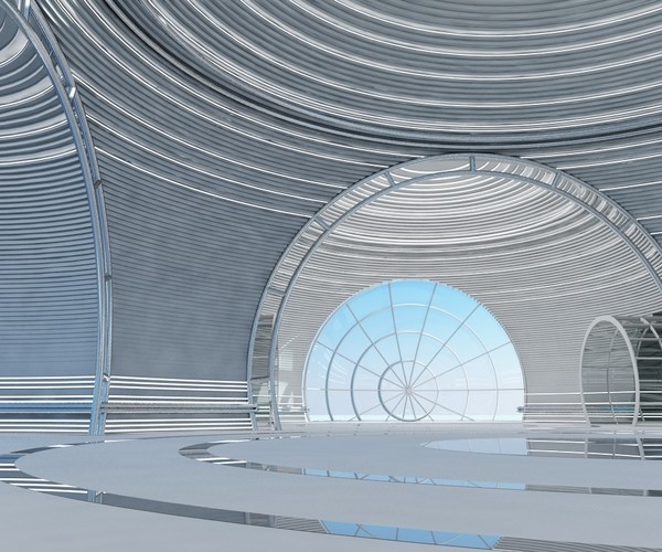 ArtStation - Futuristic Architectural Structure 4 | Resources