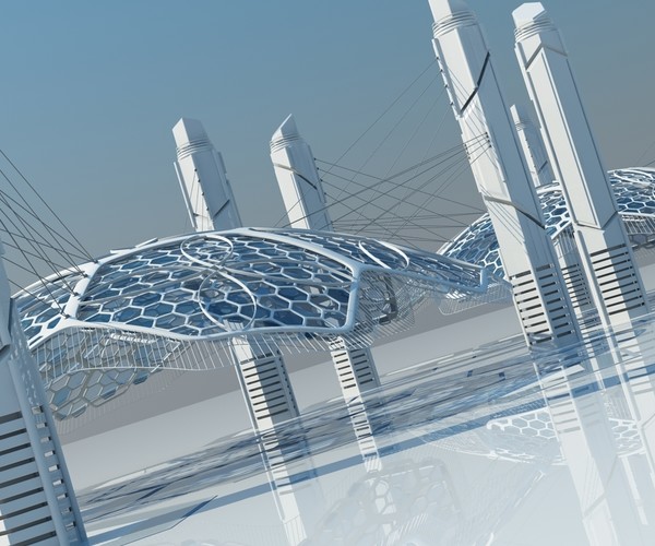 ArtStation - Futuristic Architectural Structure 15 | Resources