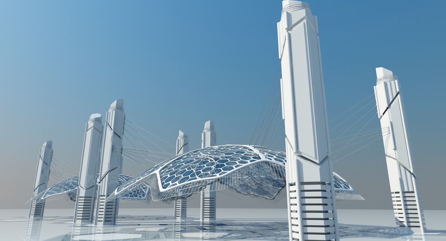 ArtStation - Futuristic Architectural Structure 15 | Resources