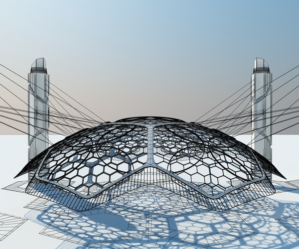 ArtStation - Futuristic Architectural Structure 15 | Resources