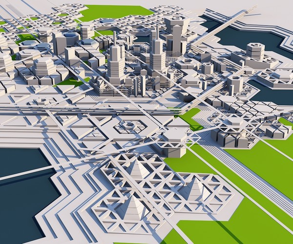 ArtStation - Geometric City | Resources