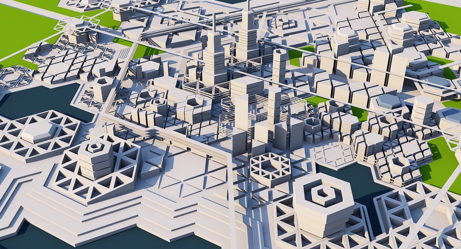 ArtStation - Geometric City | Resources