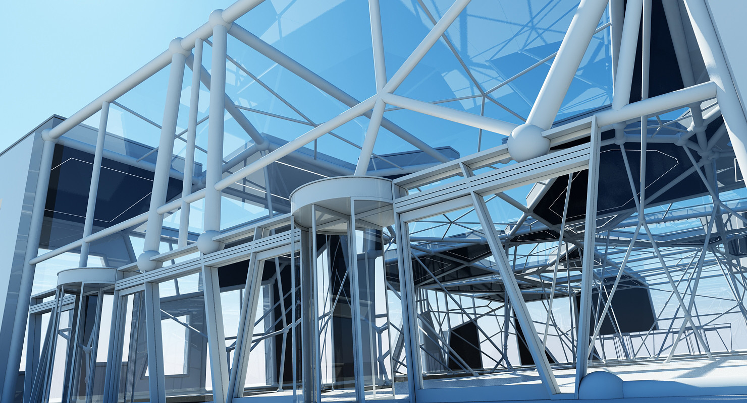 ArtStation - Futuristic Building Interior Exterior | Game Assets