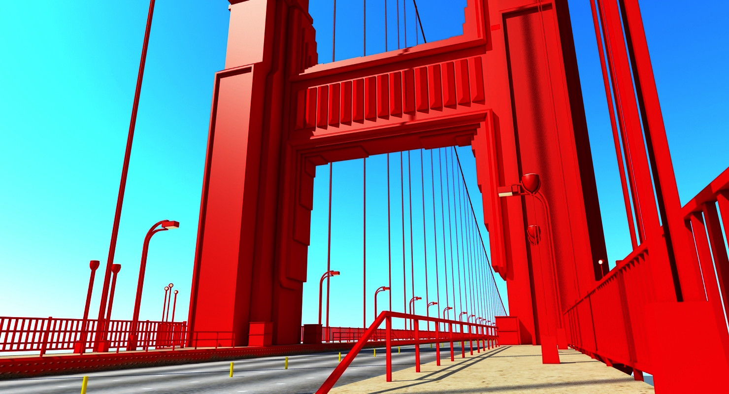 ArtStation - Golden Gate Bridge | Resources
