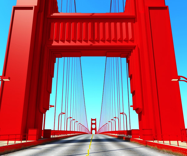 ArtStation - Golden Gate Bridge | Resources