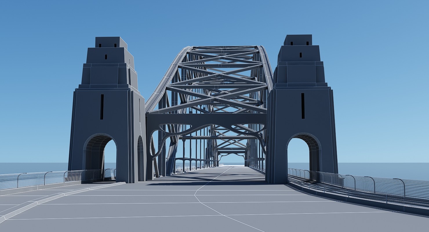 ArtStation - Harbour Bridge 3D Model | Resources