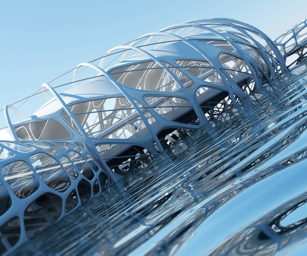 ArtStation - Futuristic Architectural Structure 17 | Resources