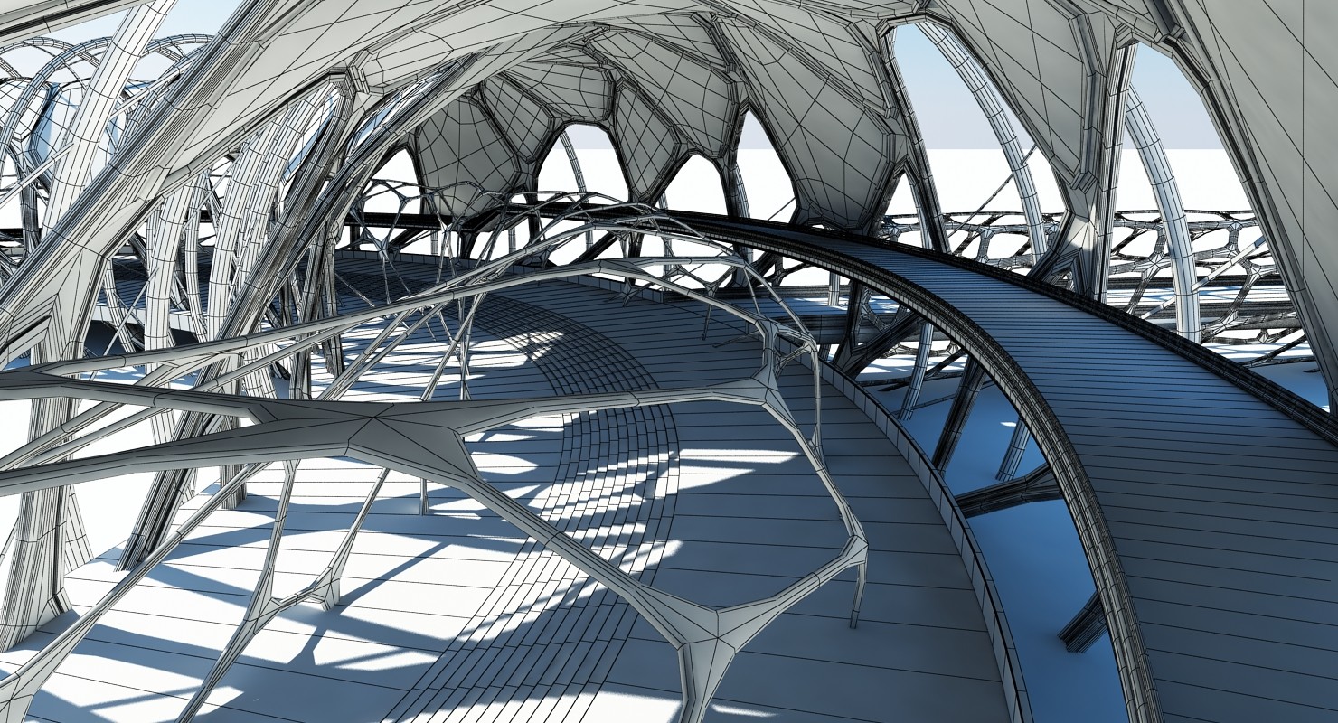ArtStation - Futuristic Architectural Structure 17 | Resources