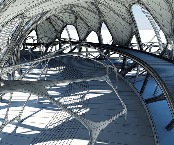 ArtStation - Futuristic Architectural Structure 17 | Resources