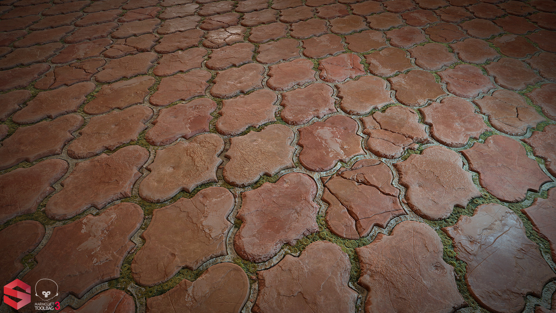 ArtStation - Substance Designer - Marble and Terracota tiles material ...