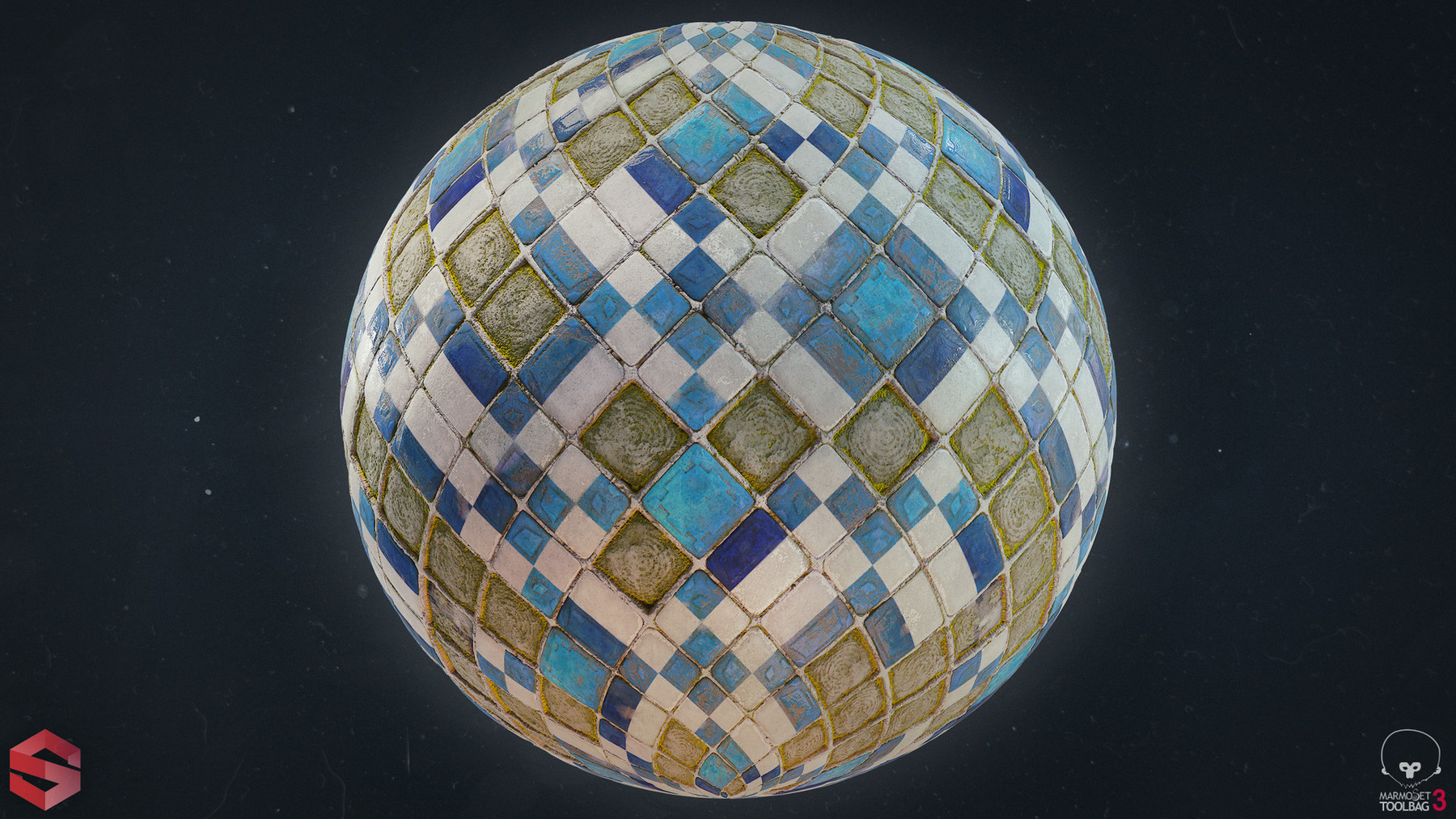 ArtStation - Substance Designer - Marble and Terracota tiles material ...
