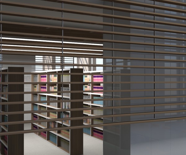 ArtStation - Library Interior 3d Scene | Resources