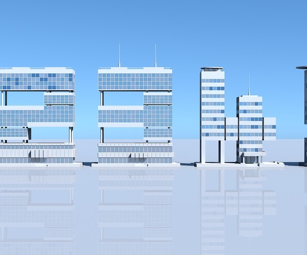 ArtStation - Numbers Skyscrapers | Resources