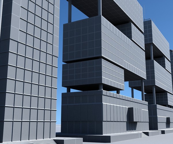 ArtStation - Numbers Skyscrapers | Resources