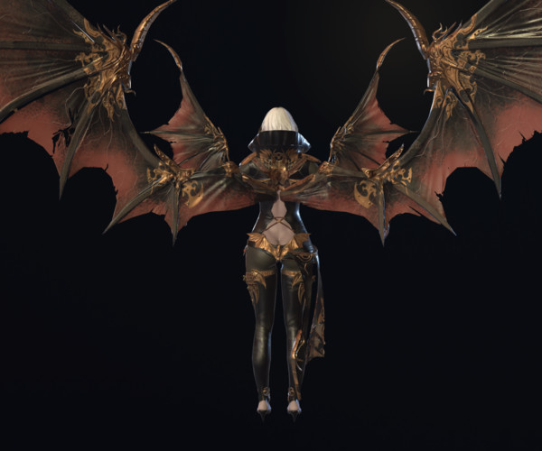 ArtStation - Vampire girl remaster | Game Assets
