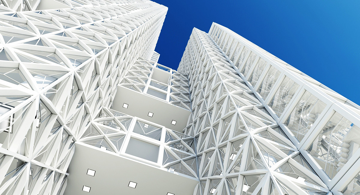 ArtStation - Office Building Tower | Game Assets