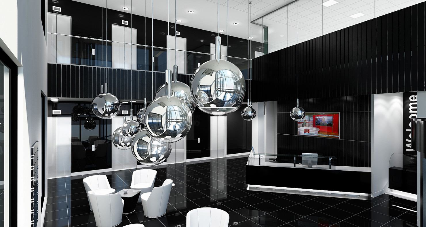 ArtStation - Office Interior Reception | Game Assets