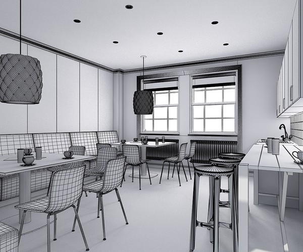 ArtStation - Office Tea Point Interior | Game Assets