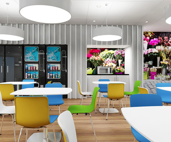 ArtStation - Office Tea Point Interior 2 | Resources