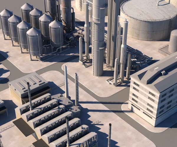 ArtStation - Refinery Kit | Game Assets