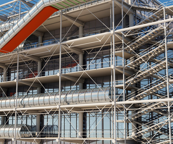 ArtStation - Pompidou Center 3D Model | Resources