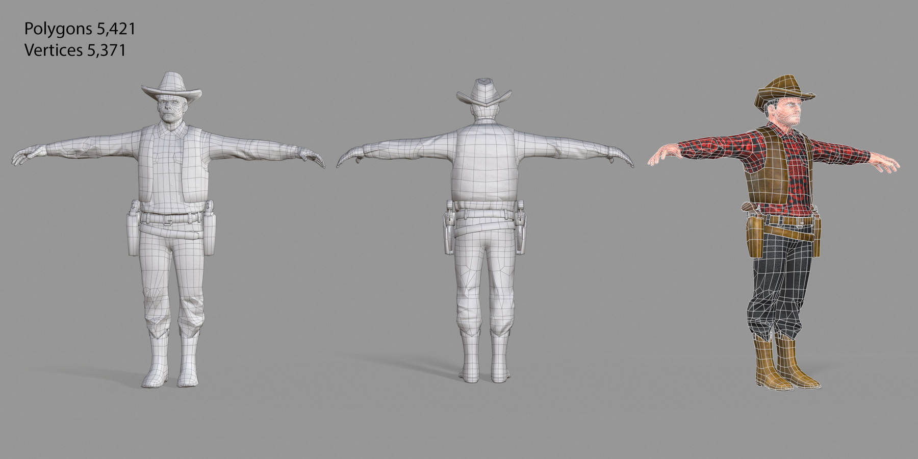 ArtStation - Cowboy | Game Assets