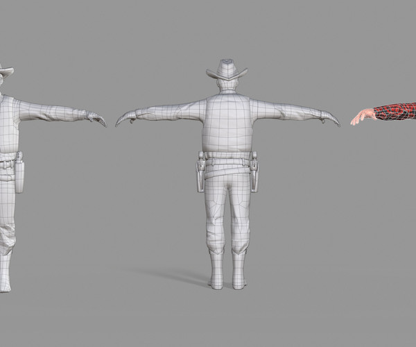 ArtStation - Cowboy | Game Assets