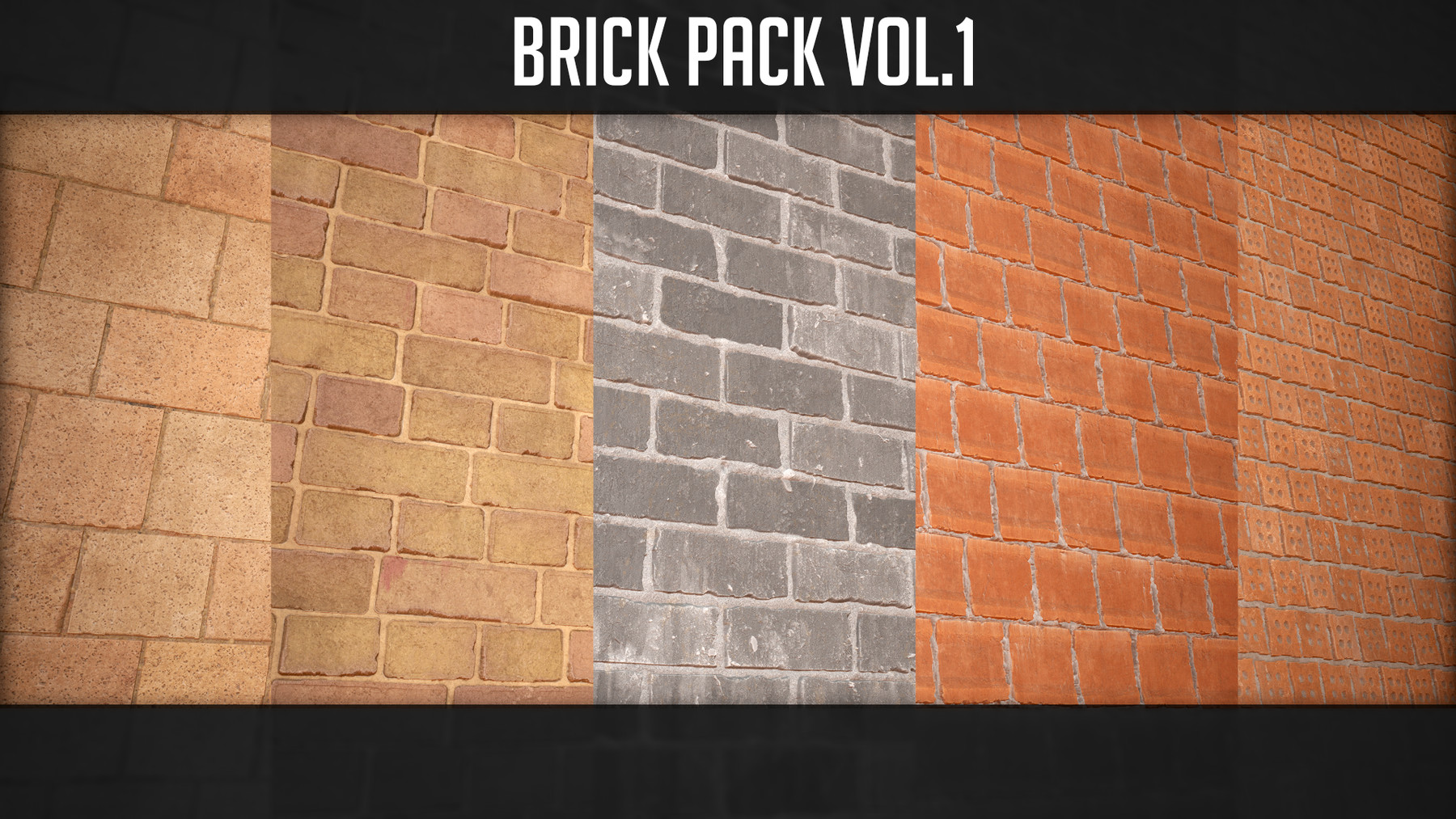 ArtStation - Brick Pack Vol.1 | Game Assets