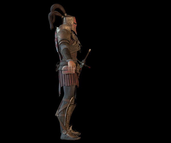 ArtStation - Knight low poly | Game Assets