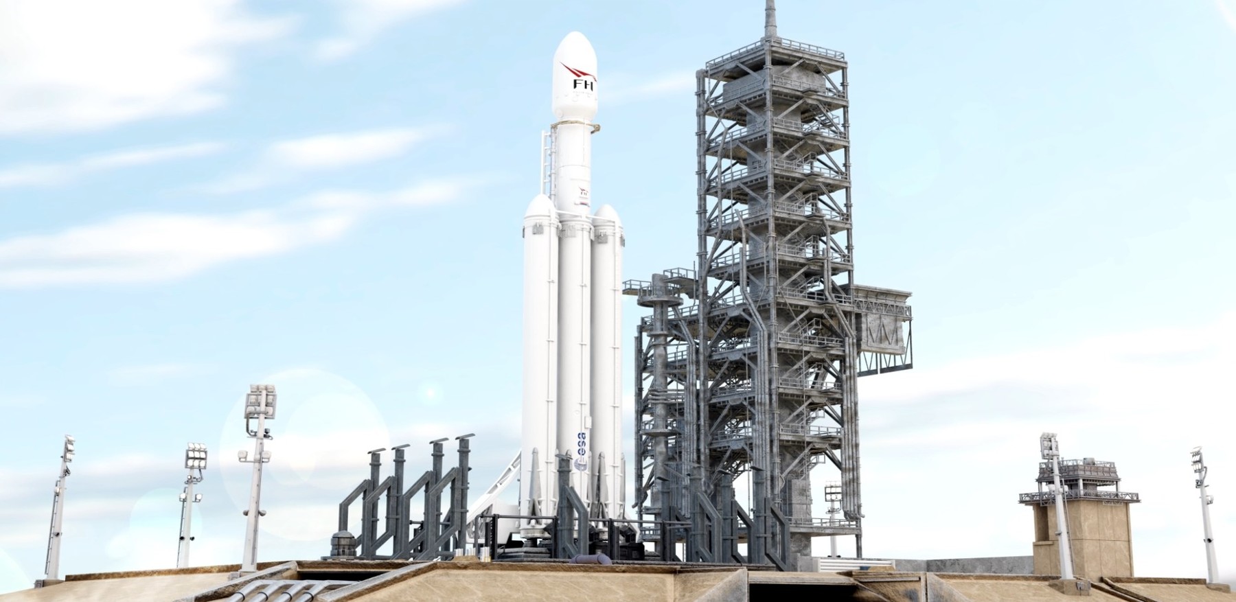 ArtStation - Orbital Rocket {PBR} | Resources