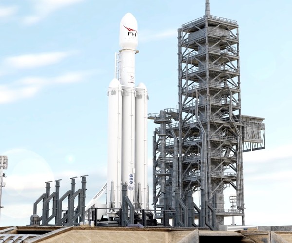 ArtStation - Orbital Rocket {PBR} | Resources